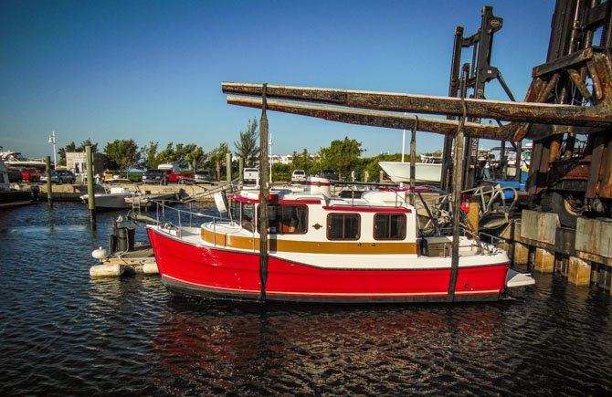 Lifting Kismet Out of the Water–Key West — Trailer Trawler Life Blog ...