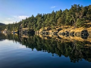 Hiking to "Lover's Leap" – Stuart Island, San Juan Islands, Washington